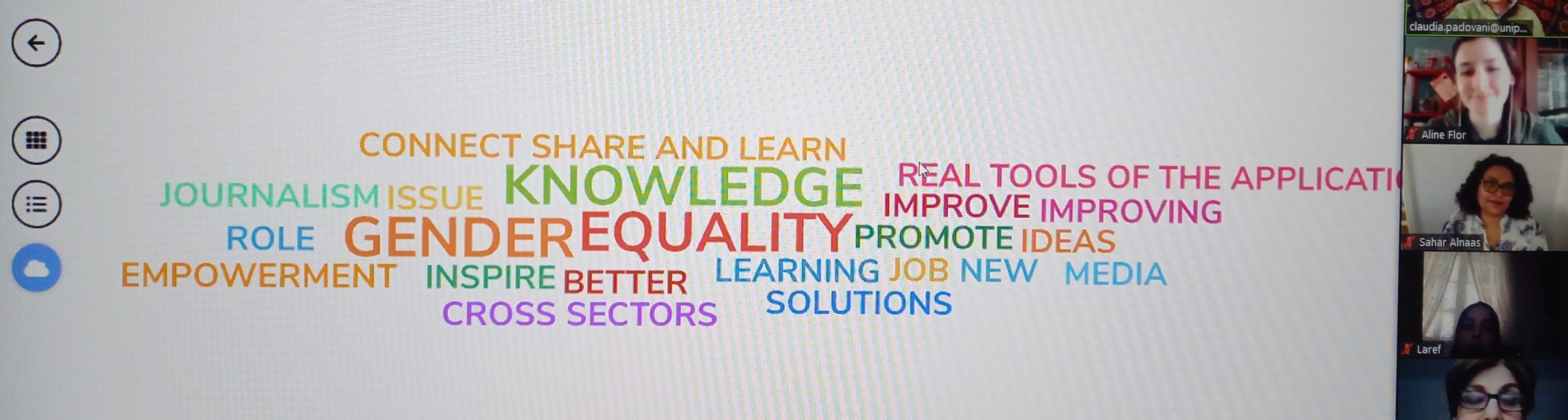 Launch of the participative training on “Gender Equality in the Media ...